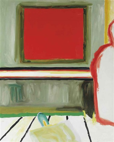 Het rode venster by Roger Raveel on artnet