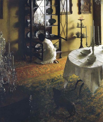 Interior--Dining Room by John Koch on artnet