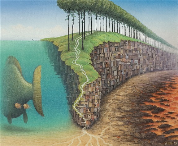 The Third Day of Creation by Jacek Yerka on artnet