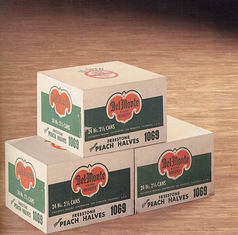 Del Monte boxes Peach halves by Andy Warhol on artnet