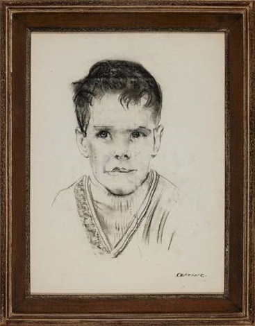 STUDY OF A YOUNG BOY - JUSTIN KEATING by Sean Keating on artnet