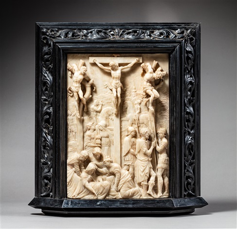 Relief with the Crucifixion by Guilielmus Paludanus on artnet