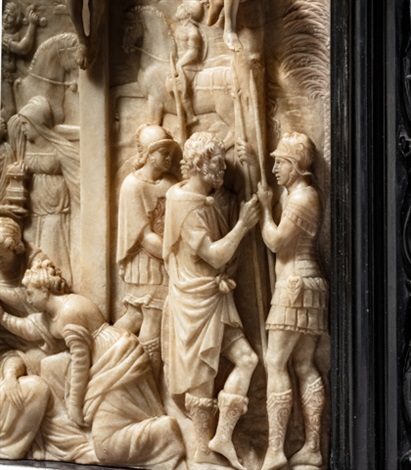 Relief with the Crucifixion by Guilielmus Paludanus on artnet