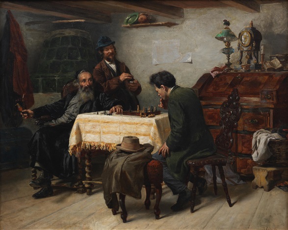 The chess game by J. Epstein on artnet
