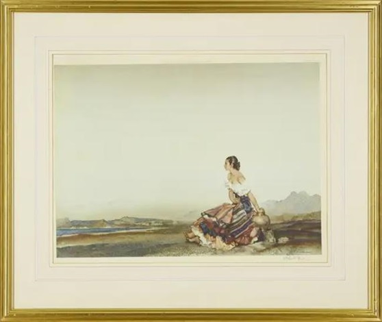 The Distant Gaze by William Russell (Sir) Flint on artnet