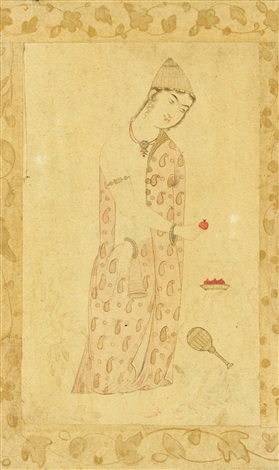 Standing figure with a tiny flask and a toppled over bottle by ...