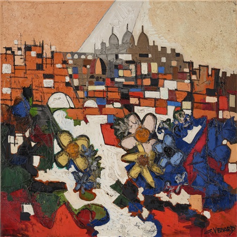 Paysage parisien by Claude Venard on artnet