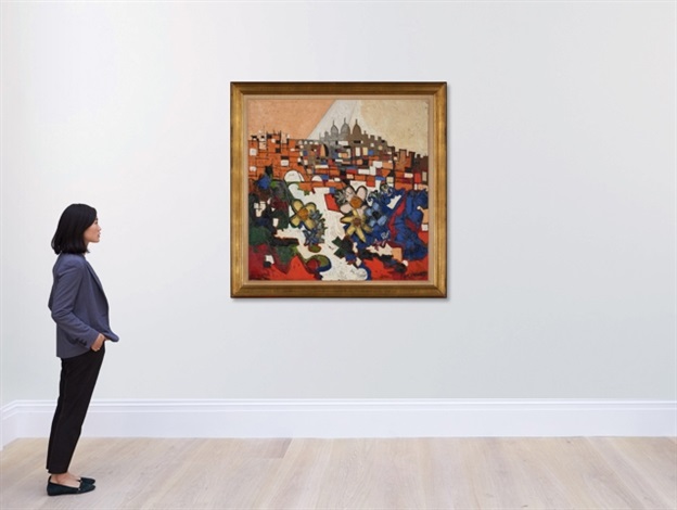 Paysage parisien by Claude Venard on artnet