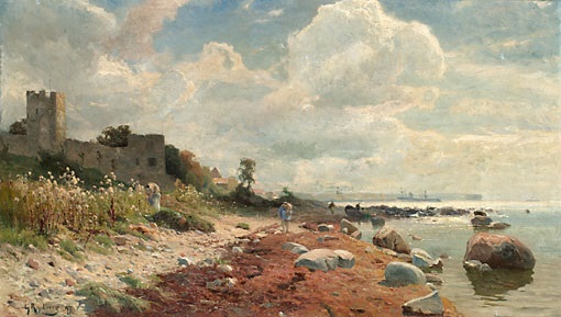 Visby ringmur by Gustaf Rydberg on artnet