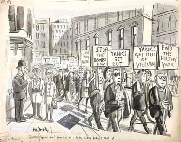 An extensive archive including almost 200 original cartoons by William ...