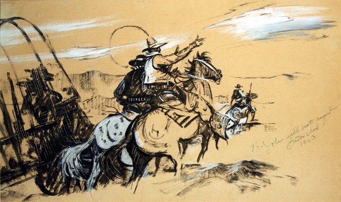 The Patriarch of Gunsight Flat by Benton Clark Henderson on artnet