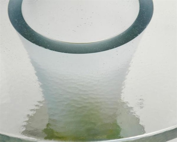 A cast art glass table, early 21st century by John Lewis on artnet