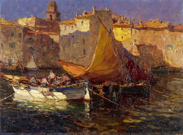 Port des pêcheurs Saint-Tropez by Luigi Bonamici on artnet