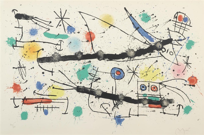 The Large Garden by Joan Miró on artnet