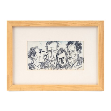 An imaginary portrait of the Simbolul group in 1912 Jacques Costin, lon ...