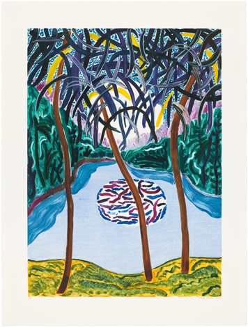 Full Moon Cove by Shara Hughes on artnet