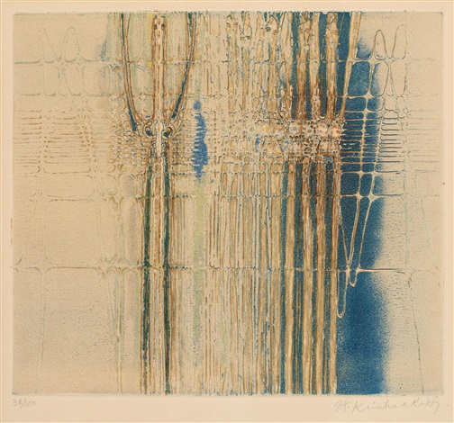 Woman her reflection by Krishna Reddy on artnet