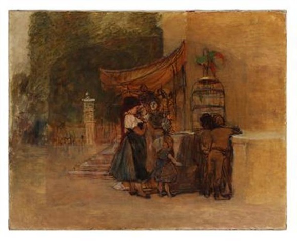 Kinder in der Menagerie by Franz Rumpler on artnet