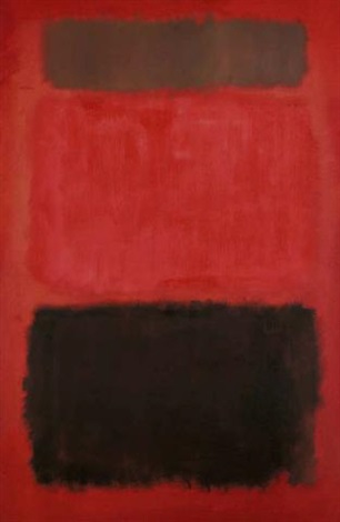 Brown and blacks in reds by Mark Rothko on artnet