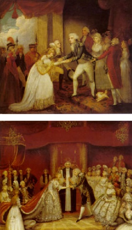 The reception of Princess Caroline Amelia at Carlton House by John ...