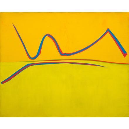 Vibrations sur jaune by Fernand Leduc on artnet