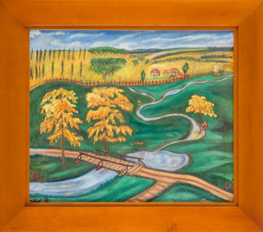 Polish Landscape, Wierzbiany Paysage polonais, Wierzbiany by Sophie de ...