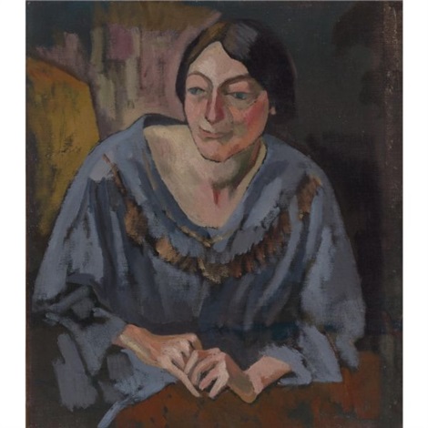 Portrait of Margaret Strachey by Roger Fry on artnet