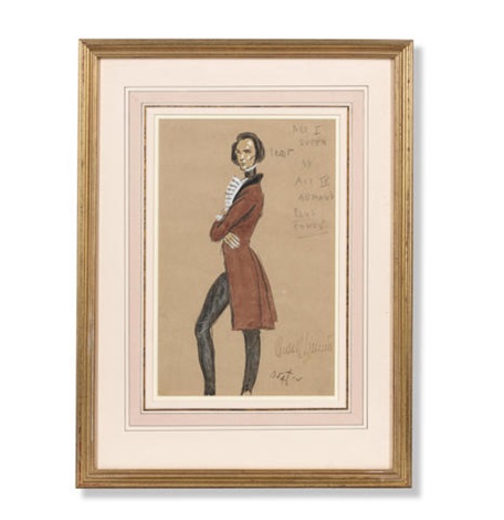 A costume design for Rudolph Nureyev as the titular role in Marguerite ...