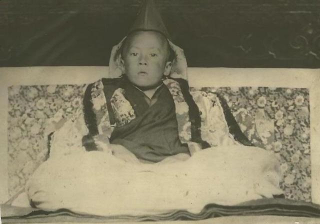 Portrait of His Holiness the 14th Dalai Lama at his enthronement by ...