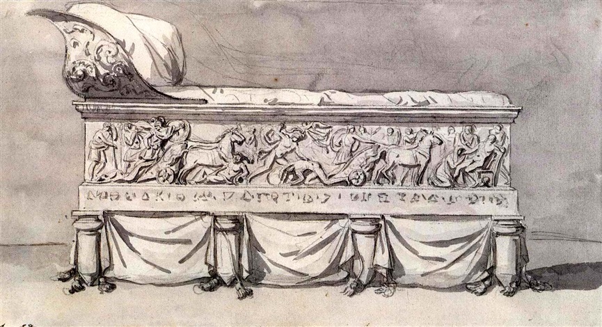 LIT ANTIQUE by Jacques-Louis David on artnet