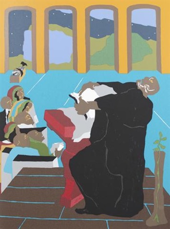 The First Book of Moses Called Genesis by Jacob Lawrence on artnet