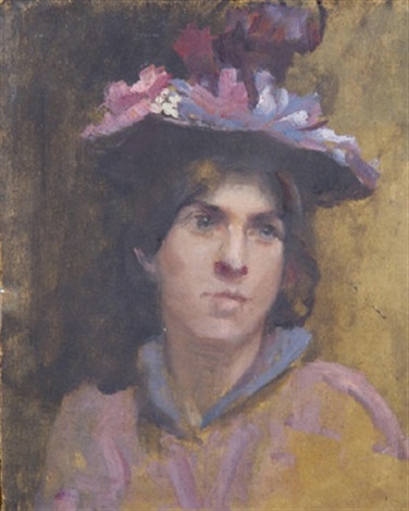 The sunday bonnet by Sarah Henrietta Purser on artnet