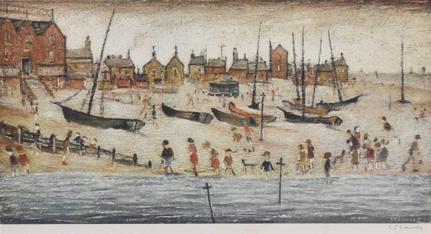 The Beach by L.S. Lowry on artnet