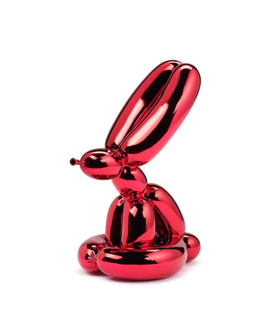 Balloon Rabbit Red by Jeff Koons on artnet