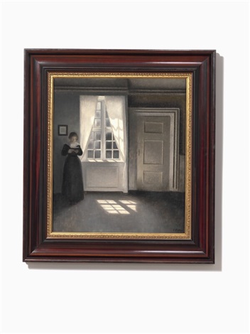 Interior, Strandgade 30 by Vilhelm Hammershøi on artnet