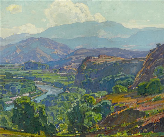 Misty Morning, Santa Ana Canyon by William Wendt on artnet