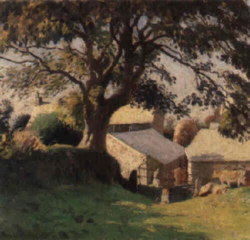 Tredavoe Farm, Newlyn by Harold Harvey on artnet
