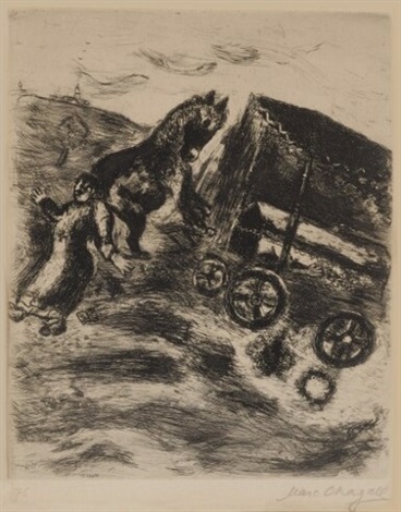 Fables of la Fontaine Four plates See Cramer Bks 22 by Marc Chagall on ...