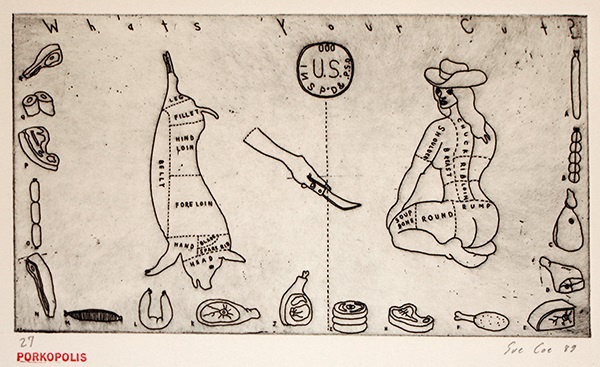 Porkopolis 27 by Sue Coe on artnet