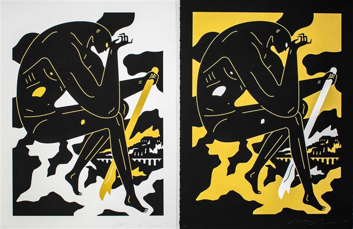 Sorrow Black White by Cleon Peterson on artnet