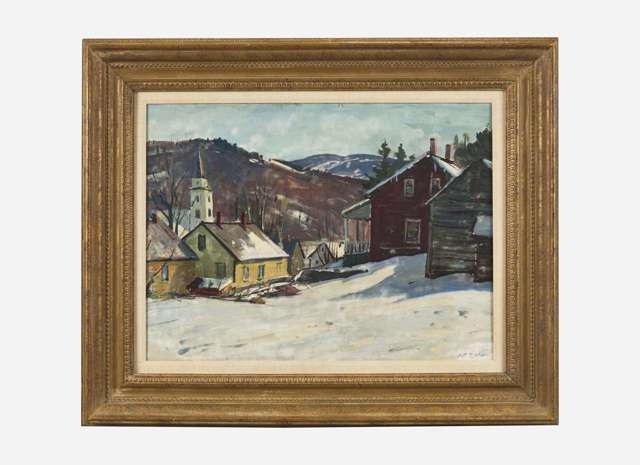 Winter in New England by Aldro Thompson Hibbard on artnet