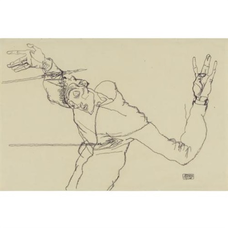 Selbstporträt als Heiliger Sebastian Self-portrait as St. Sebastian by ...