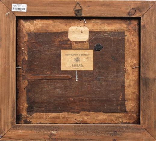 Soldiers playing a game and smoking in an interior by Jan Olis on artnet