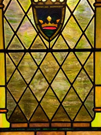 Pair of Tiffany Studios Gothic Revival Windows, St. Pauls Presbyterian ...