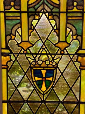 Pair of Tiffany Studios Gothic Revival Windows, St. Pauls Presbyterian ...