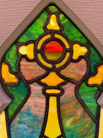 Pair of Tiffany Studios Gothic Revival Windows, St. Pauls Presbyterian ...