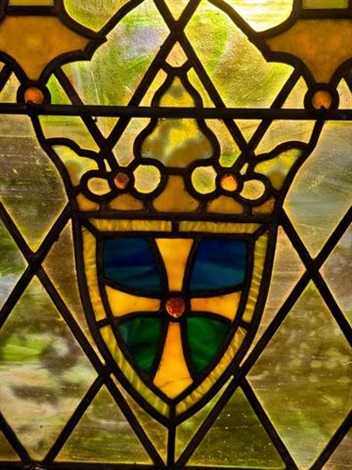 Pair of Tiffany Studios Gothic Revival Windows, St. Pauls Presbyterian ...