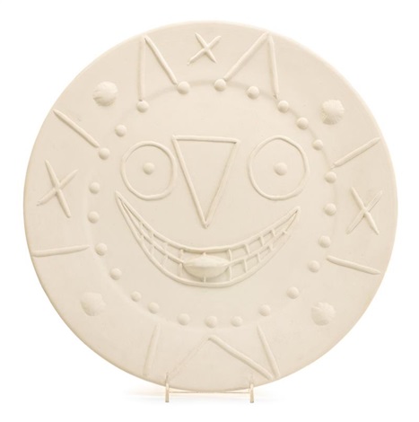 Clock with tongue plate by Pablo Picasso on artnet