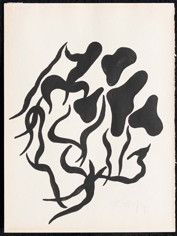 Automatic drawing by Jean (Hans) Arp on artnet