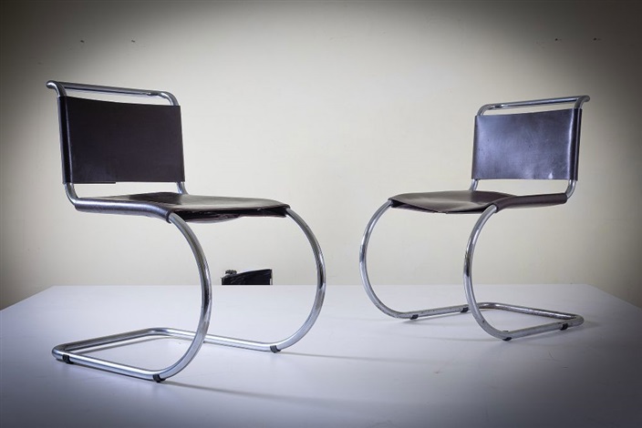 A SET OF SIX MR CHAIRS, BY MIES VAN DER ROHE by Ludwig Mies van der ...